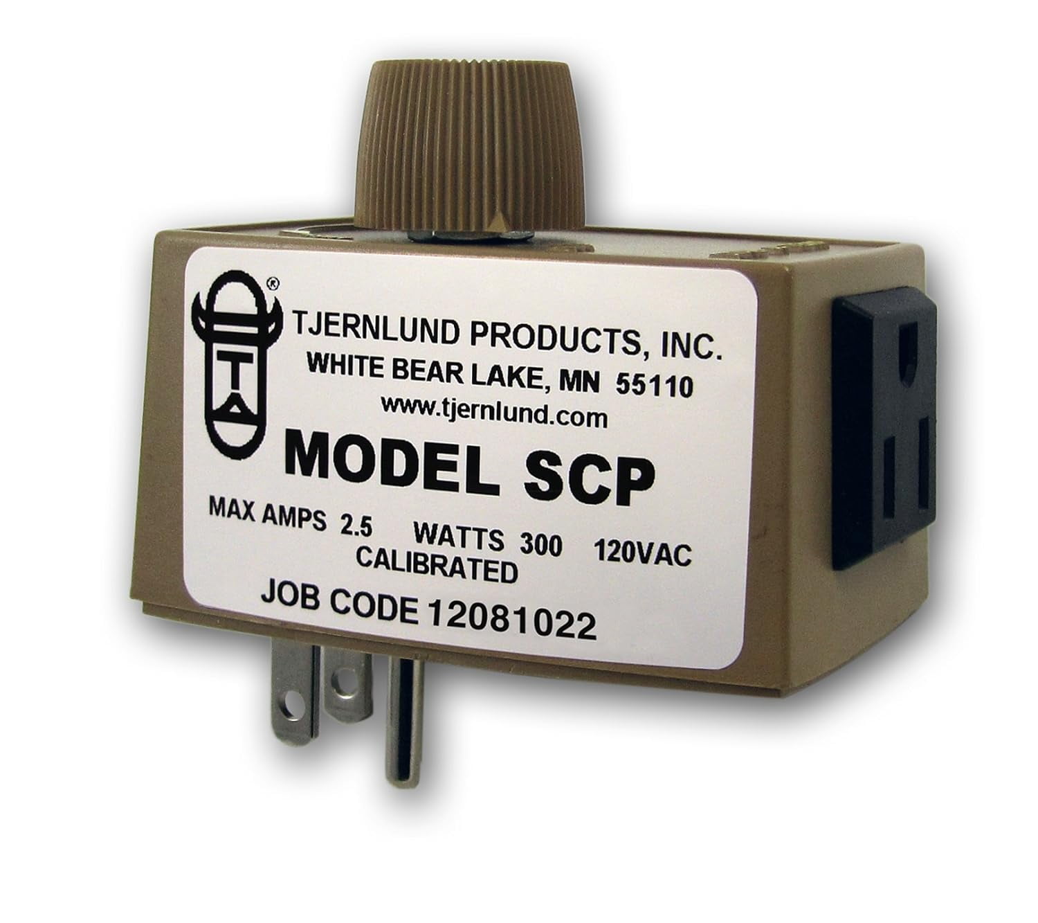 Tjernlund SCP Plug-in Fan Speed Control,Brown - Walmart.com