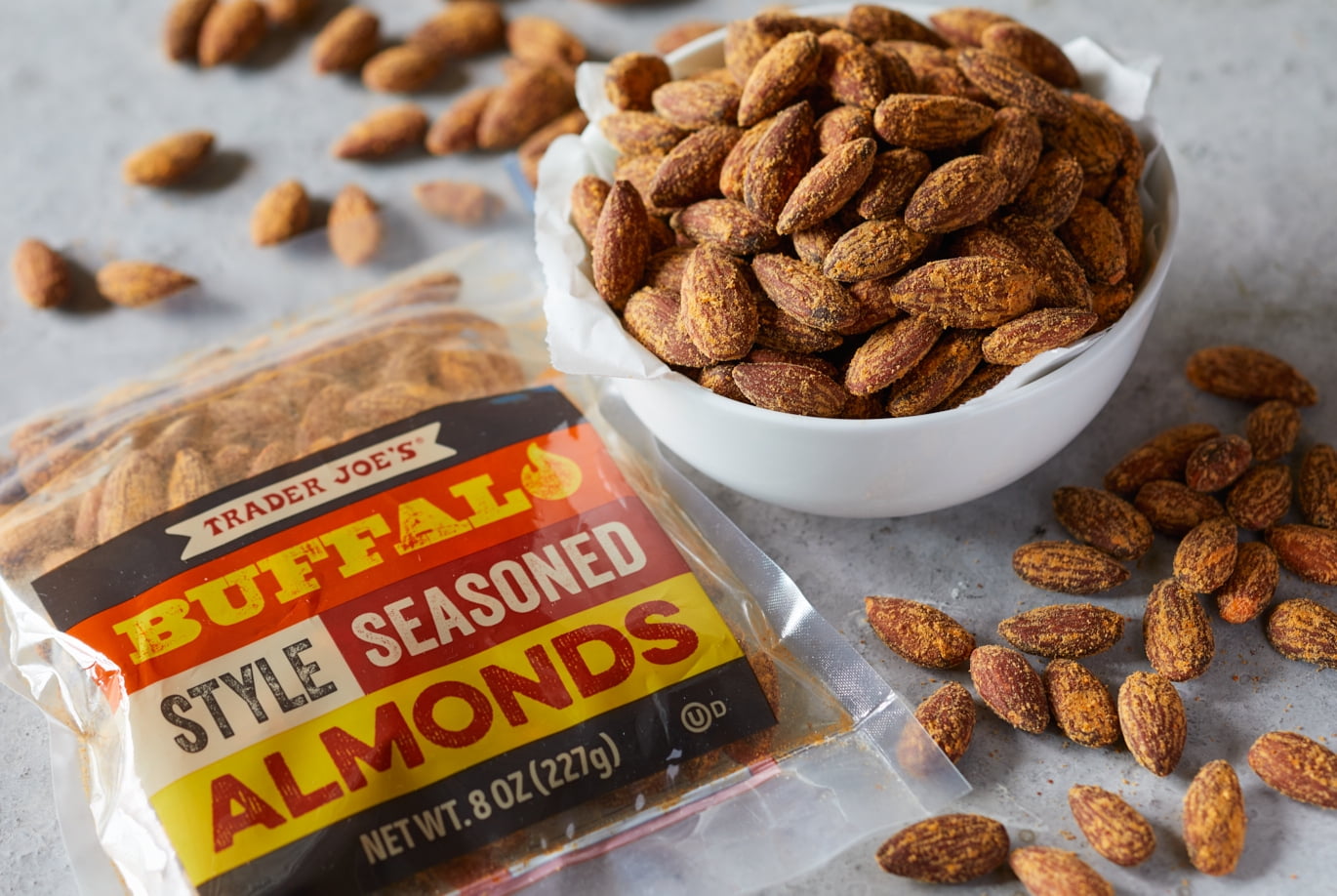Tjs Buffalo Style Seasoned Almonds-8 Oz - Walmart.com
