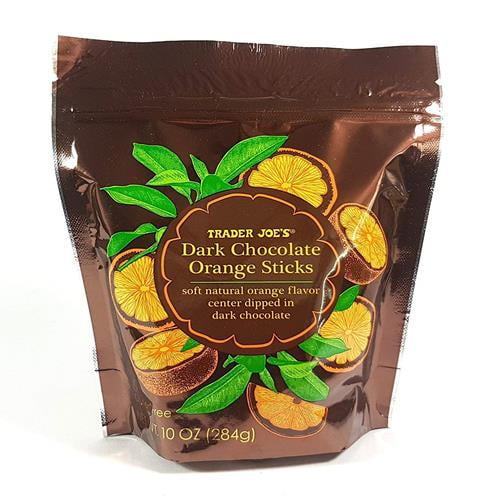 Tjs Dark Chocolate Orange Sticks 10 0Z (Pack Of 1) Packaging May Vary ...