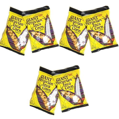 Tjs Giant Peruvian Inca Corn Salted Crunchy Snack 8 Oz - Pack Of 4 ...