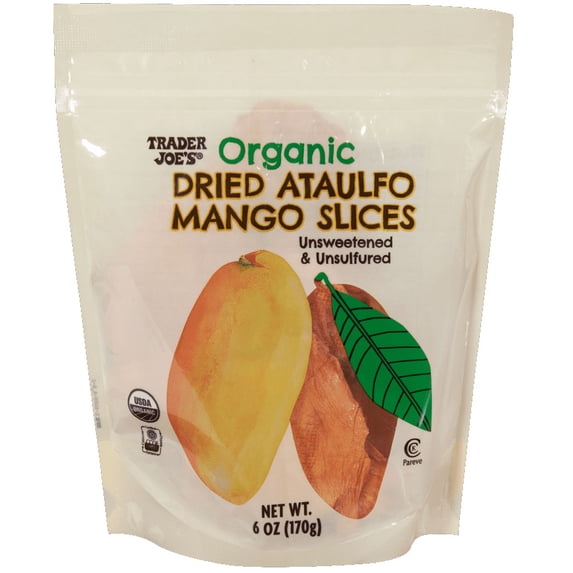 Trader Joe's Organic Dried Ataulfo Mango Slices-6 Oz - Walmart.com