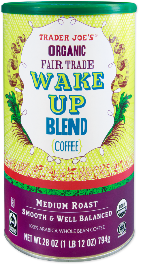 Tjs Organic Fair Trade Wake Up Blend Coffee-28 Oz - Walmart.com
