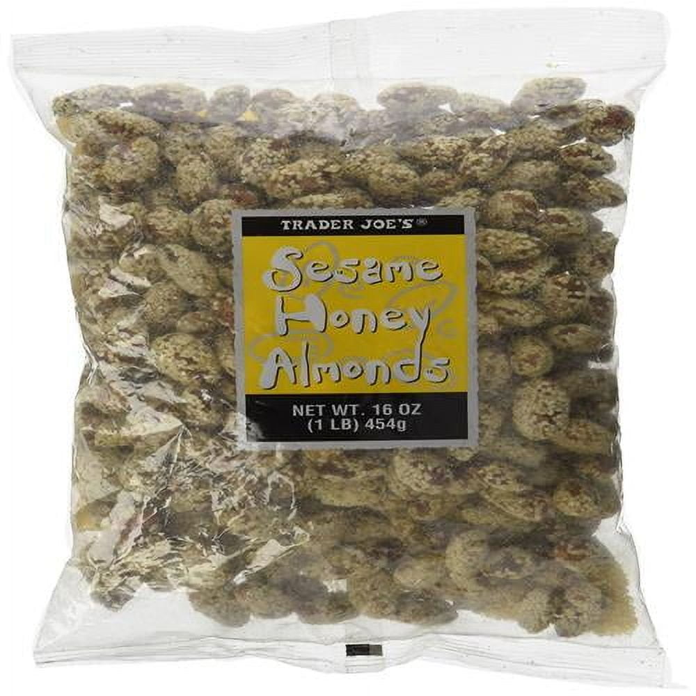 Tjs Sesame Honey Almonds 16Oz (00649056) Packaging May Vary - Pack of 2 ...