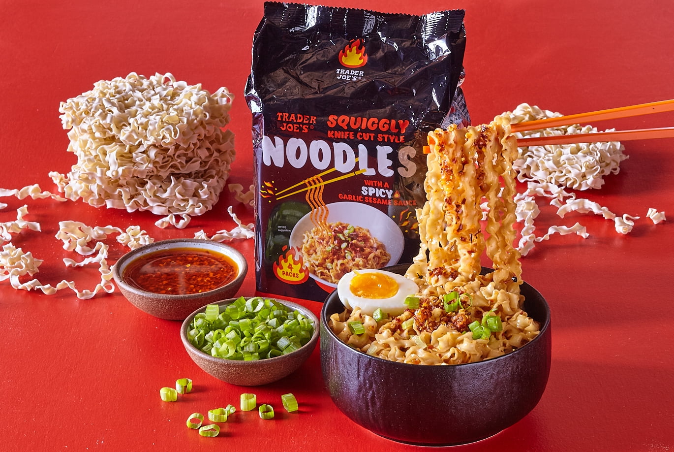 Tjs Spicy Squiggly Knife Cut Noodles 15.9 Oz - Walmart.com