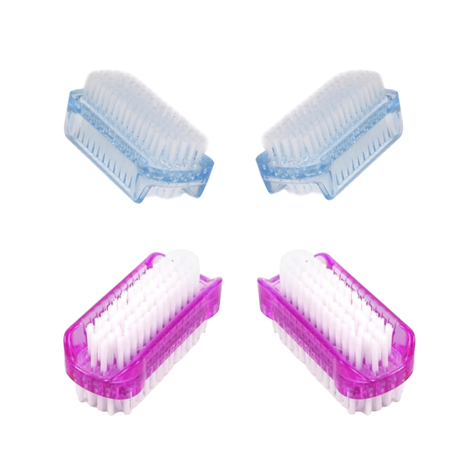 Tkrady 4Pcs Professional Nail Brush, for Cleaning Cuticles Toes ...