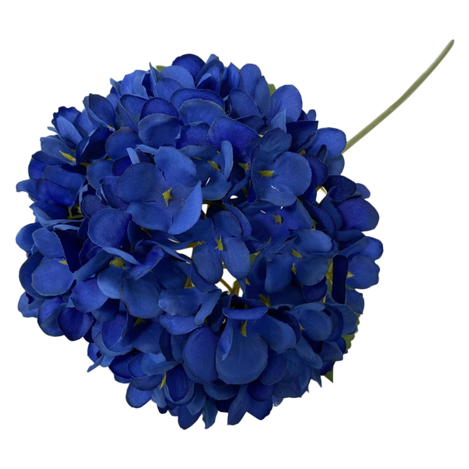 Tkrady Artificial Flowers White Full Hydrangea Silk Flowers Heads ...