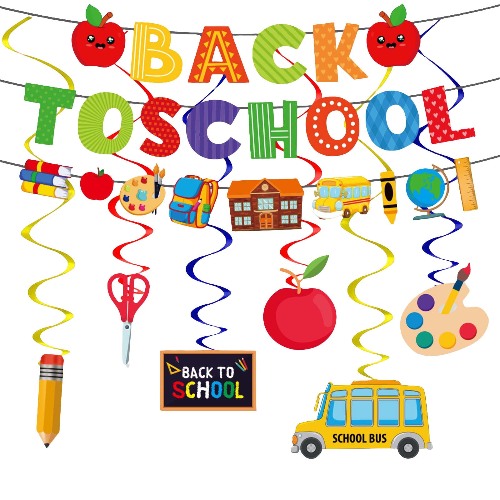 Tkrady Back To School Banner, School Opening Classroom Atmosphere ...