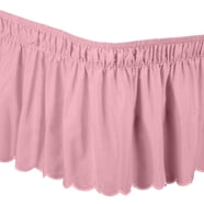 Collections Etc - Adjustable Queen/King Size Easy Fit Elastic Bed Skirt ...