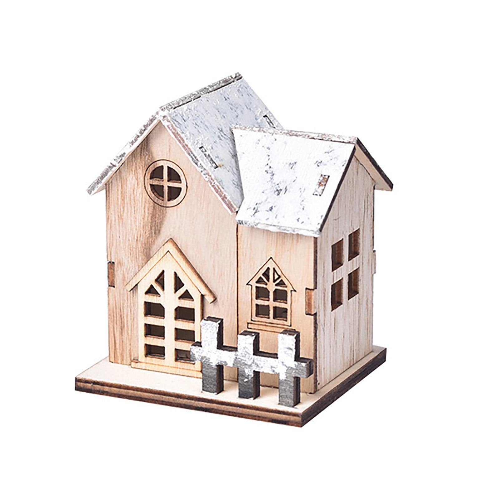Tkrady Christmas Village Sets, LED Lighted Christmas Village Houses ...