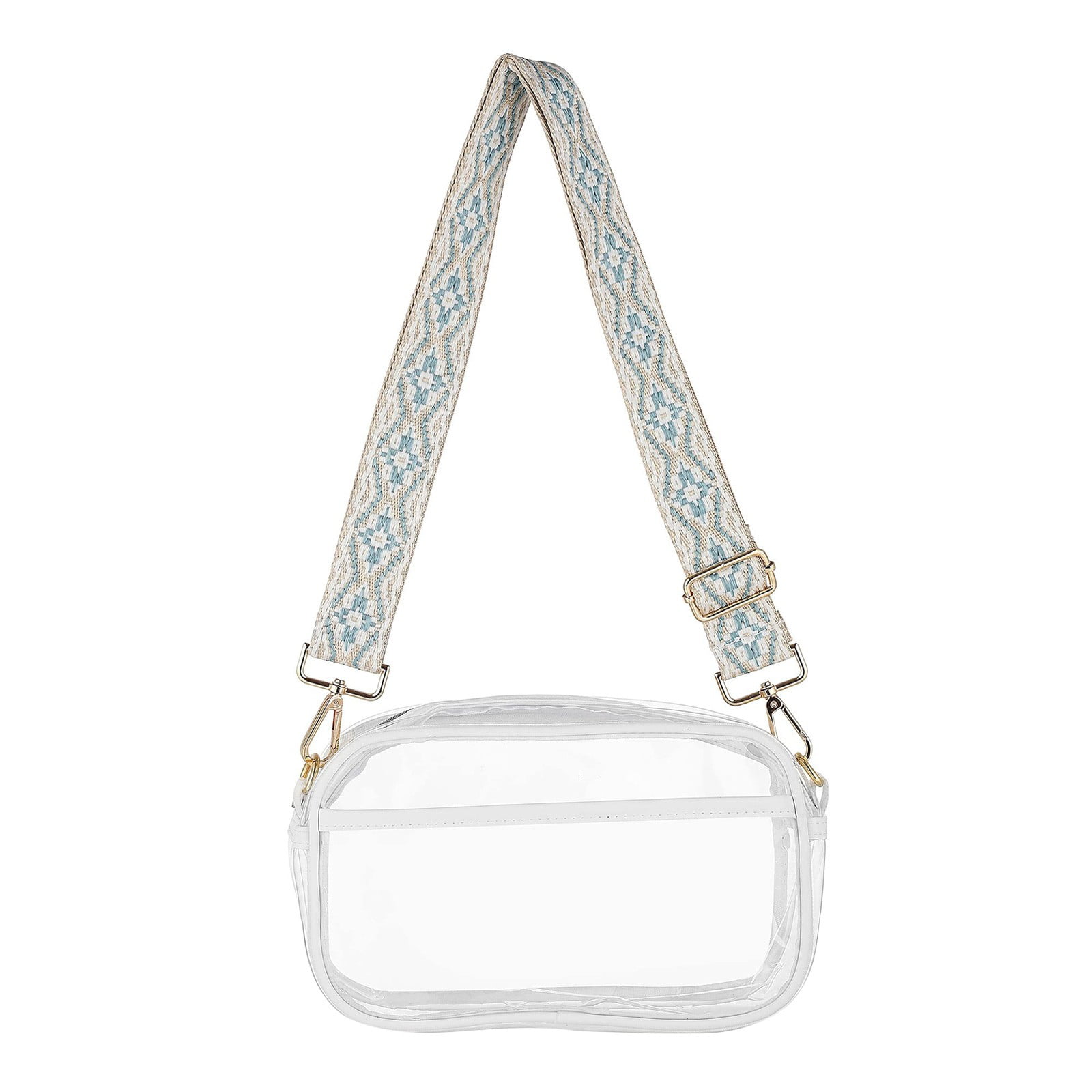 Tkrady Clear Bag Stadium Approved Small Clear Purse for Women Clear ...