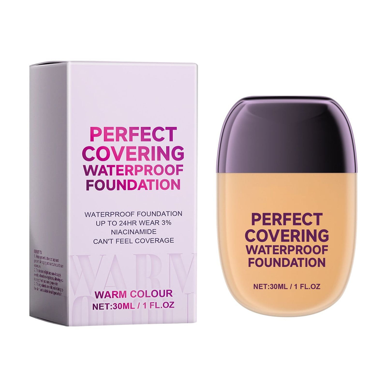 Tkrady Covering Waterproof Foundation, 1 Count, Moisturizing Foundation ...