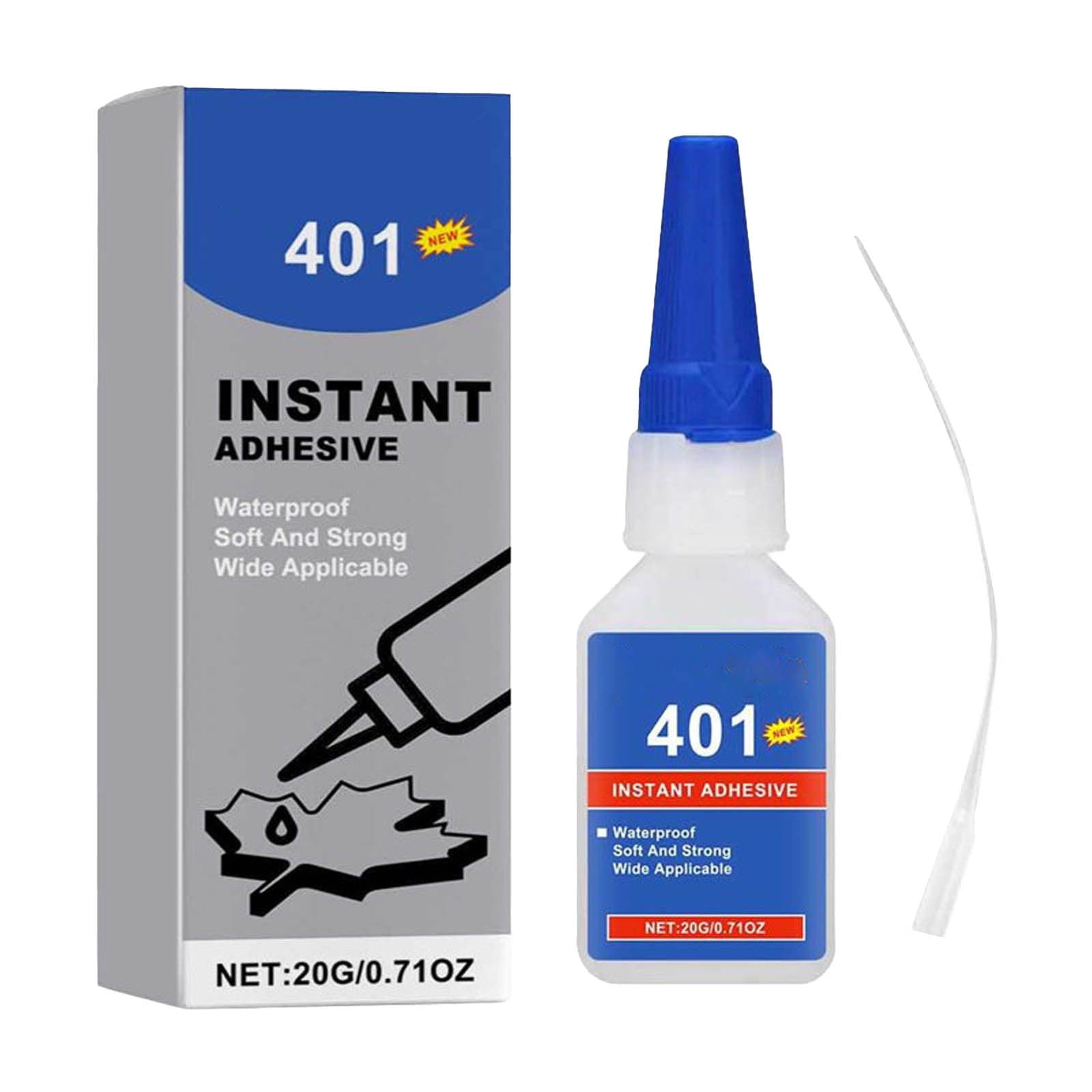 Tkrady Glue Professional Liquid, 20 Gram Bottle - Clear Superglue for ...