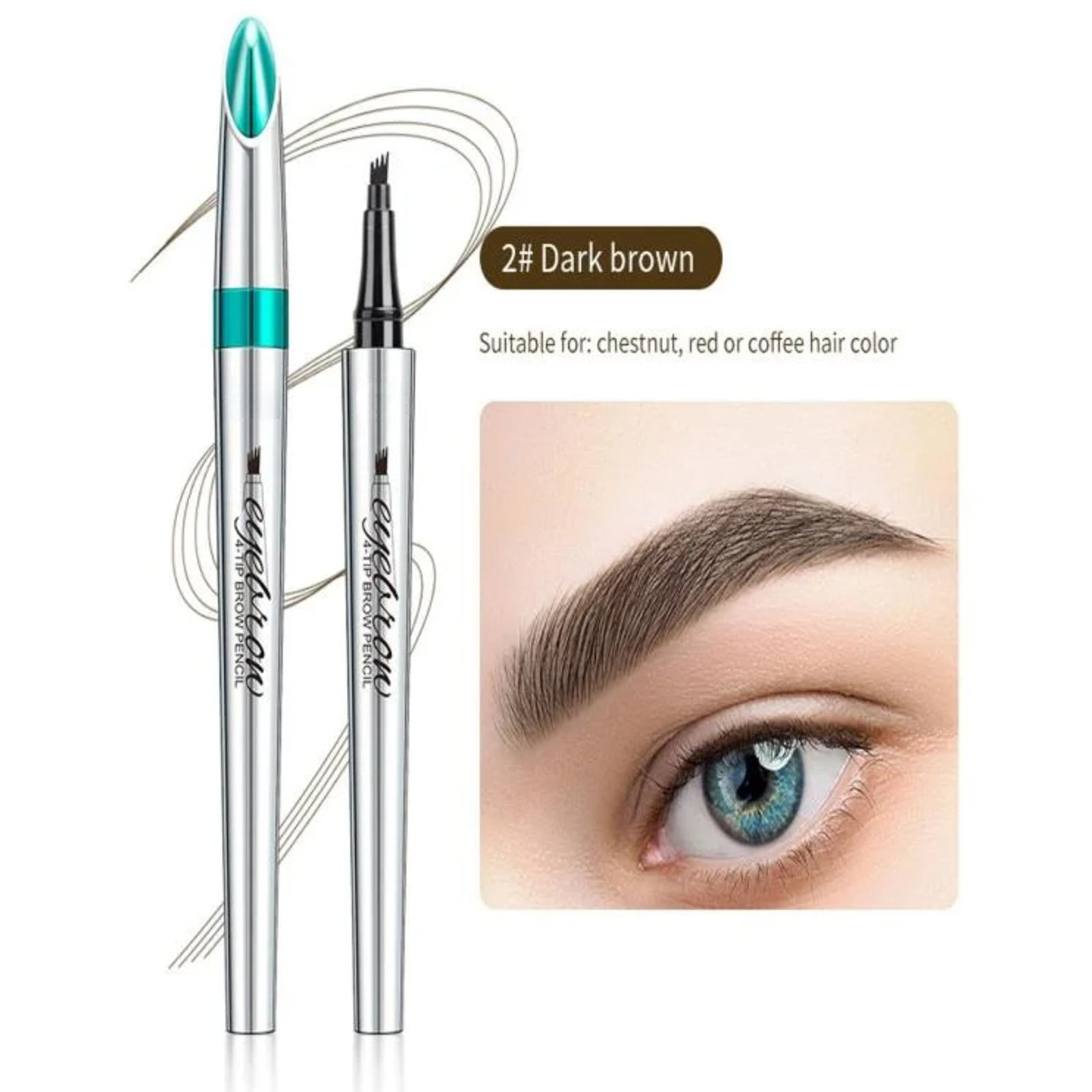 Tkrady Magic Eyebrow Pencil, Upgraded 3D Waterproof Microblading ...