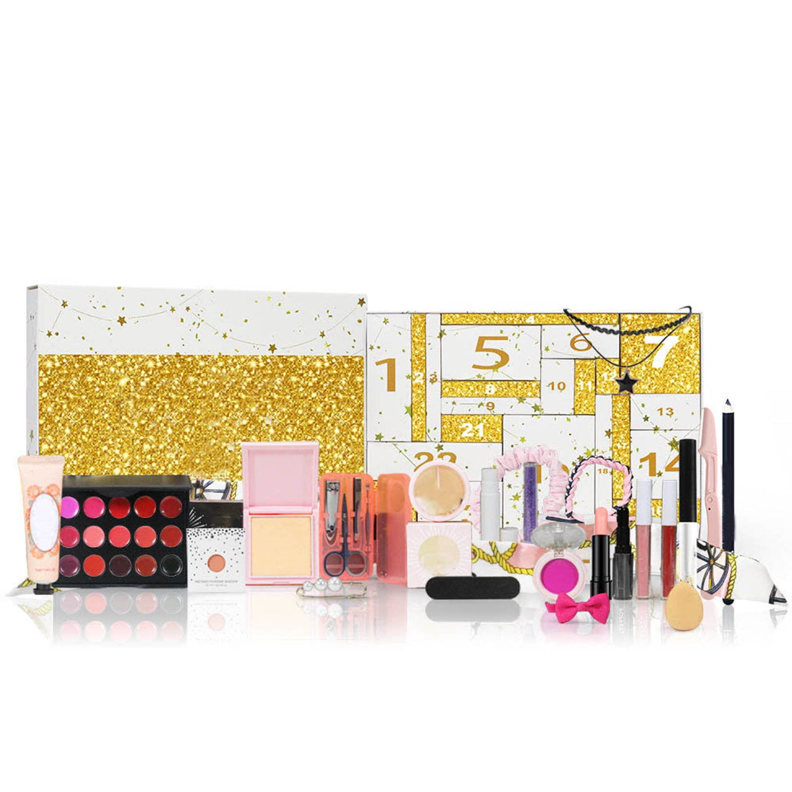Tkrady Makeup Advent Calendar 2024, Cosmetic Surprises Make Up Gift Kit ...