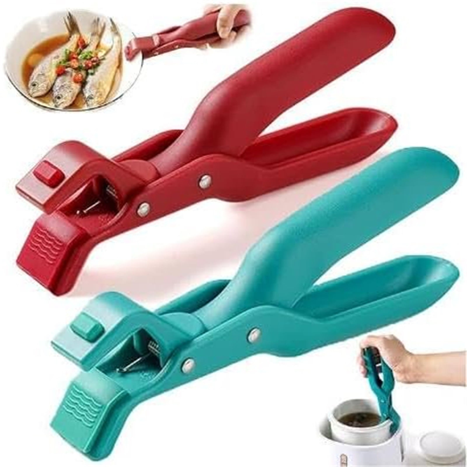 Tkrady Multi-Purpose Anti-Scald Bowl Holder Clip for Kitchen, 2Pack ...