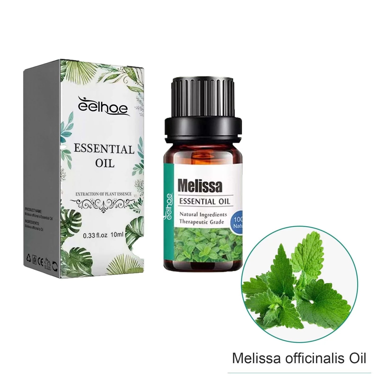 Tkrady Pure Melissa Essential Oil, Lemon Balm Essential Oil, Body ...