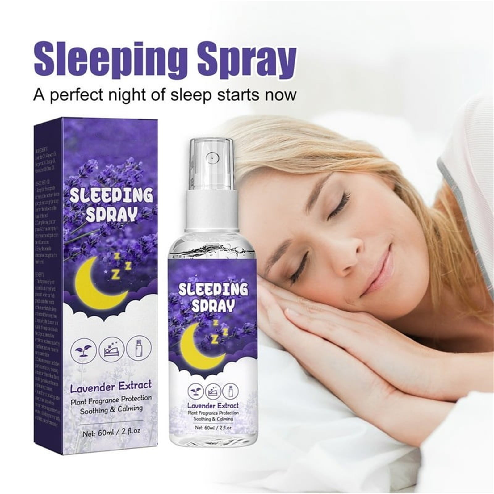 Tkrady Sleep Spray, Lavender Pillow Spray for Sleep, Lavender Spray for ...