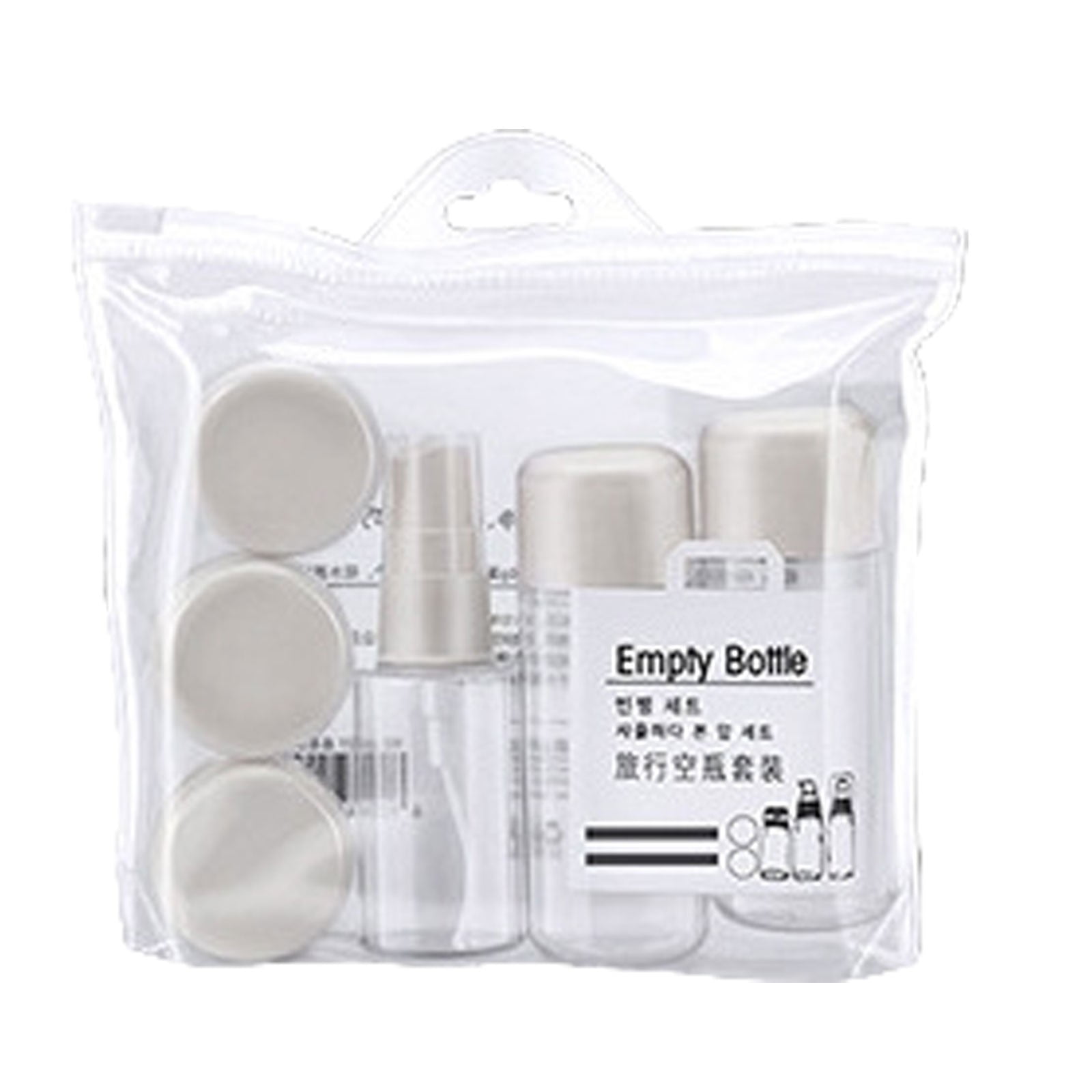 Tkrady Travel Size Bottles Containers for Toiletries with Toiletry Bag ...