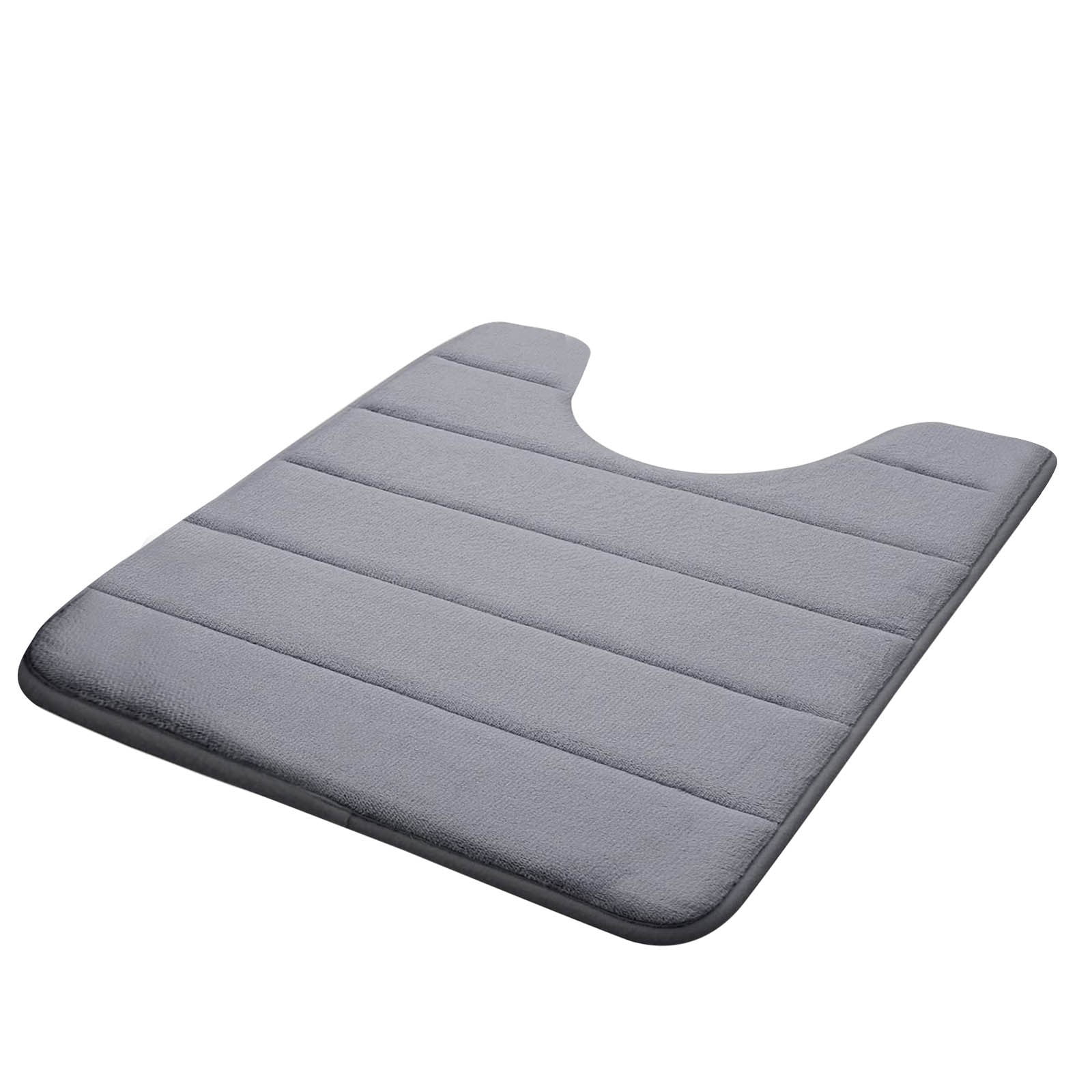 Tkrady U Shaped Pad Toilet Mat 50x60cm, Memory Cotton Toilet Mat Foot ...