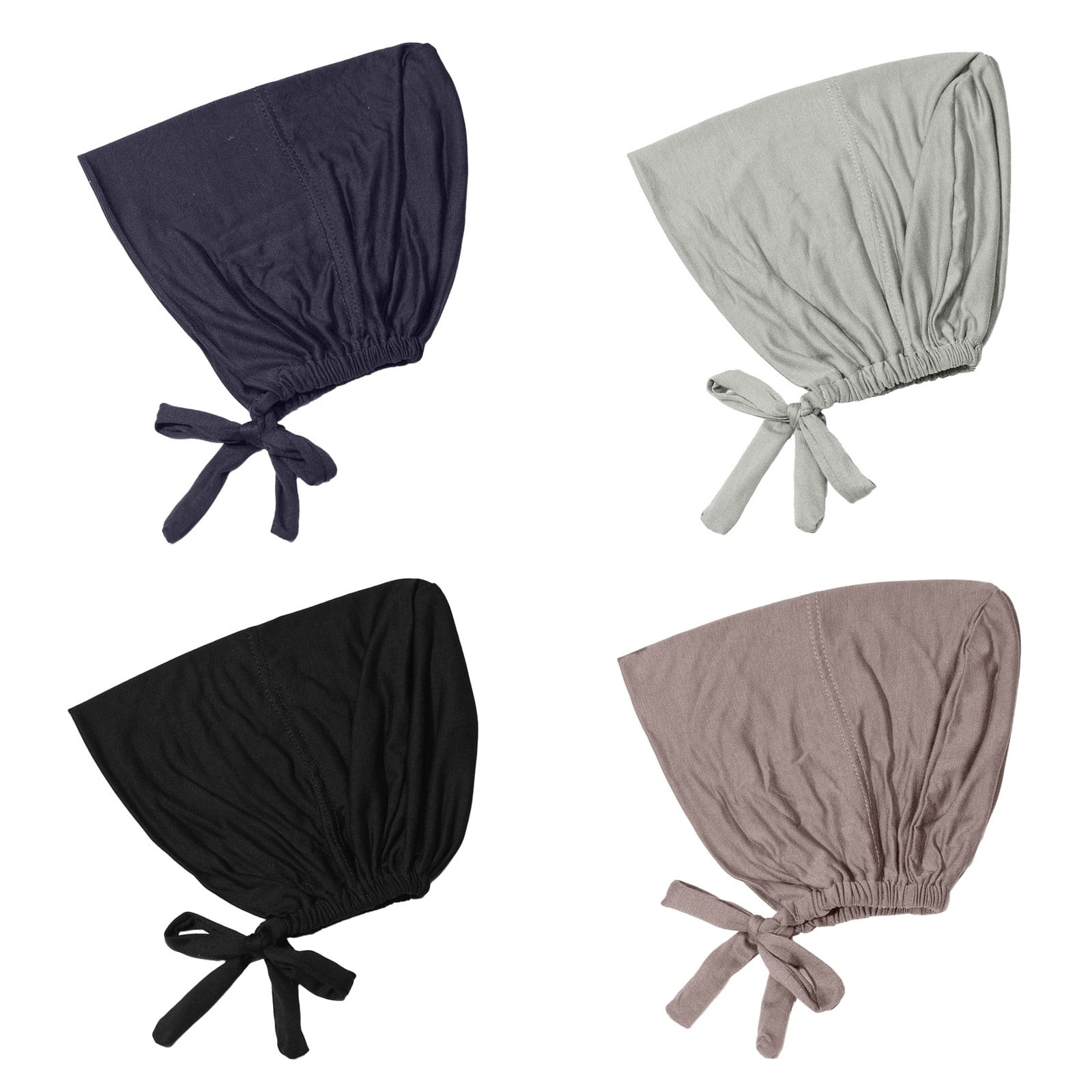 Tkrady Women Hijab Undercap, Under Hijab Cap Inner Under Scarf Hat ...