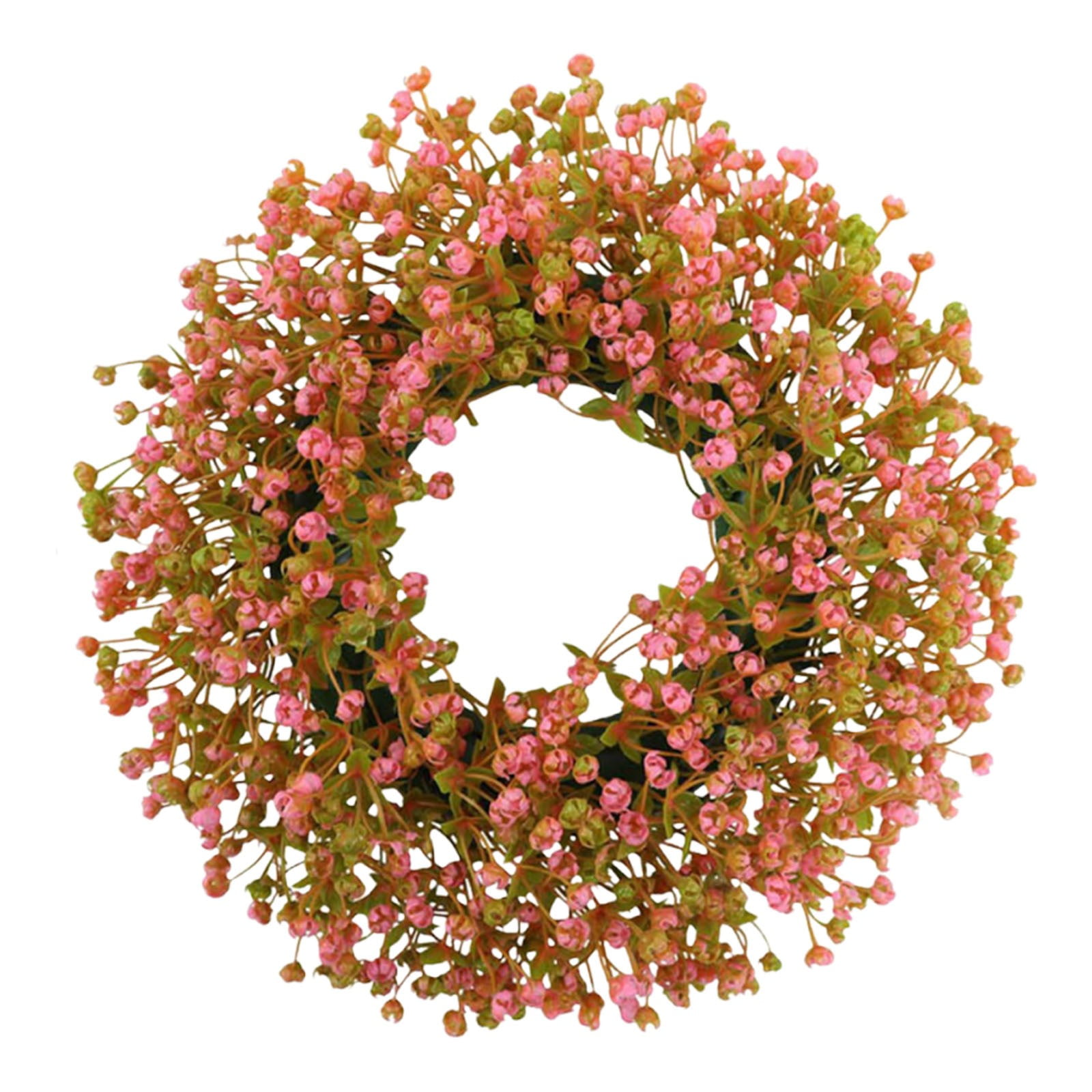 Tkrady Wreaths - 14in UV-Resistant Artificial Hedyotis Wreaths for ...