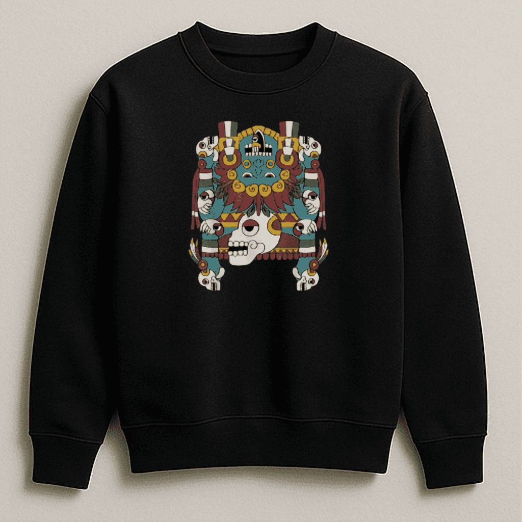 Tlaltecuhtli Aztec Goddess Vibrant Ancient Mesoamerican Earth Deity ...