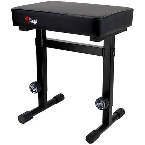 Tlingt Keyboard Bench, High-Density Piano Bench with Extra-Thick Padded ...