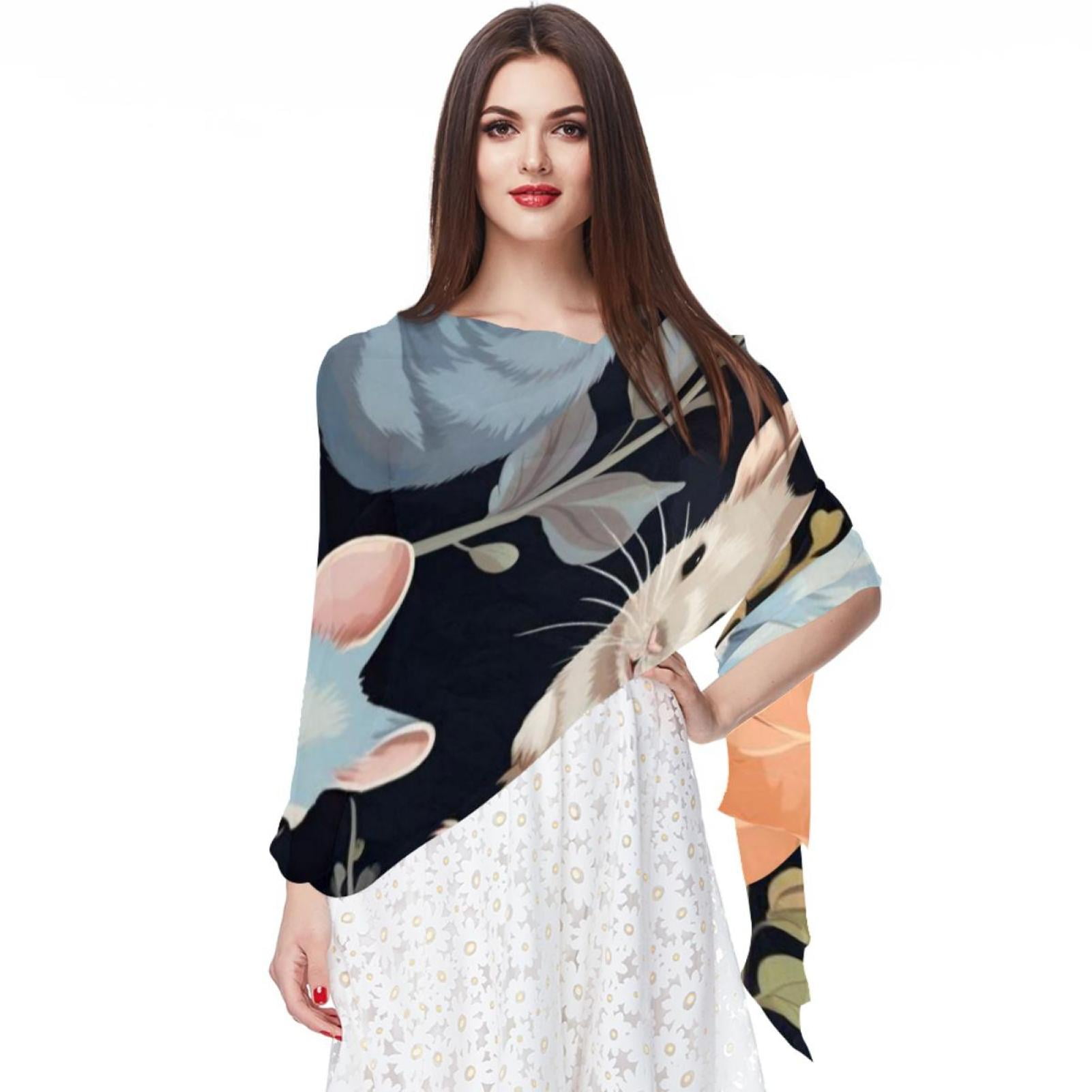 Tmall Elegant Translucent Chiffon Silk Scarf 180*73 - Light Breathable ...