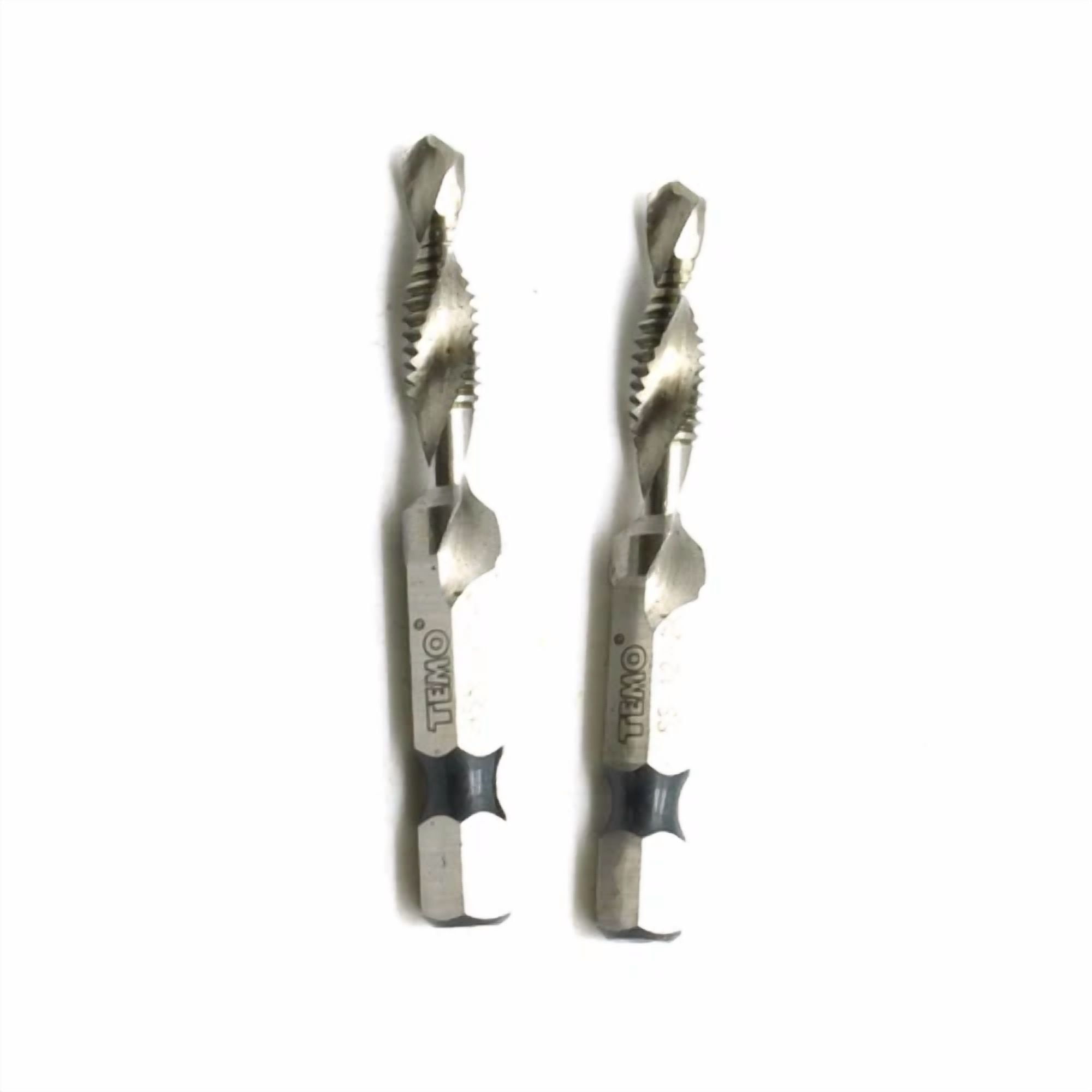 Tmax 2 Pc 12-24 Combination Drill And Tap Multi Use Deburr Countersink ...