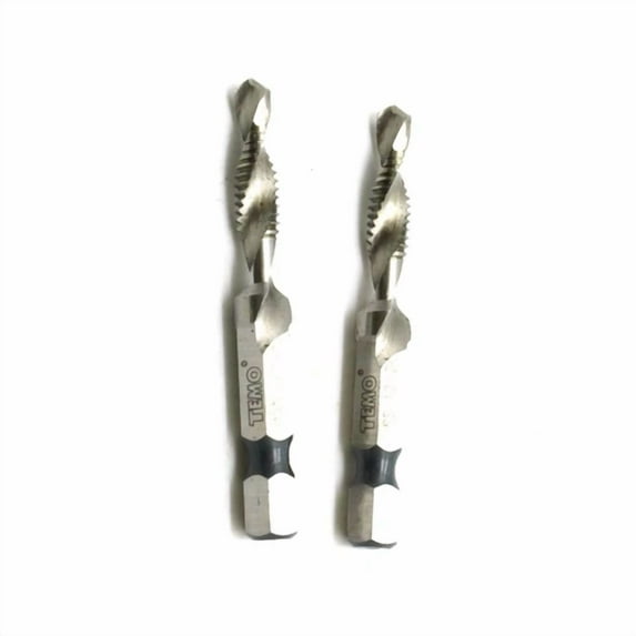 Tmax 2 Pc 12-24 Combination Drill And Tap Multi Use Deburr Countersink ...