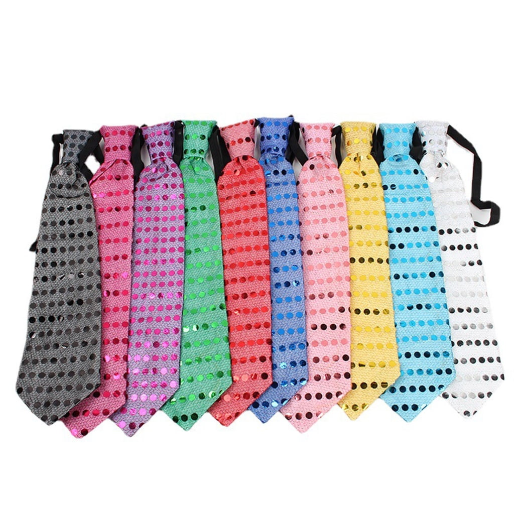 Tmboryuu 10pcs/set Glow Necktie Pre-tied Neckties Led Necktie Light up ...