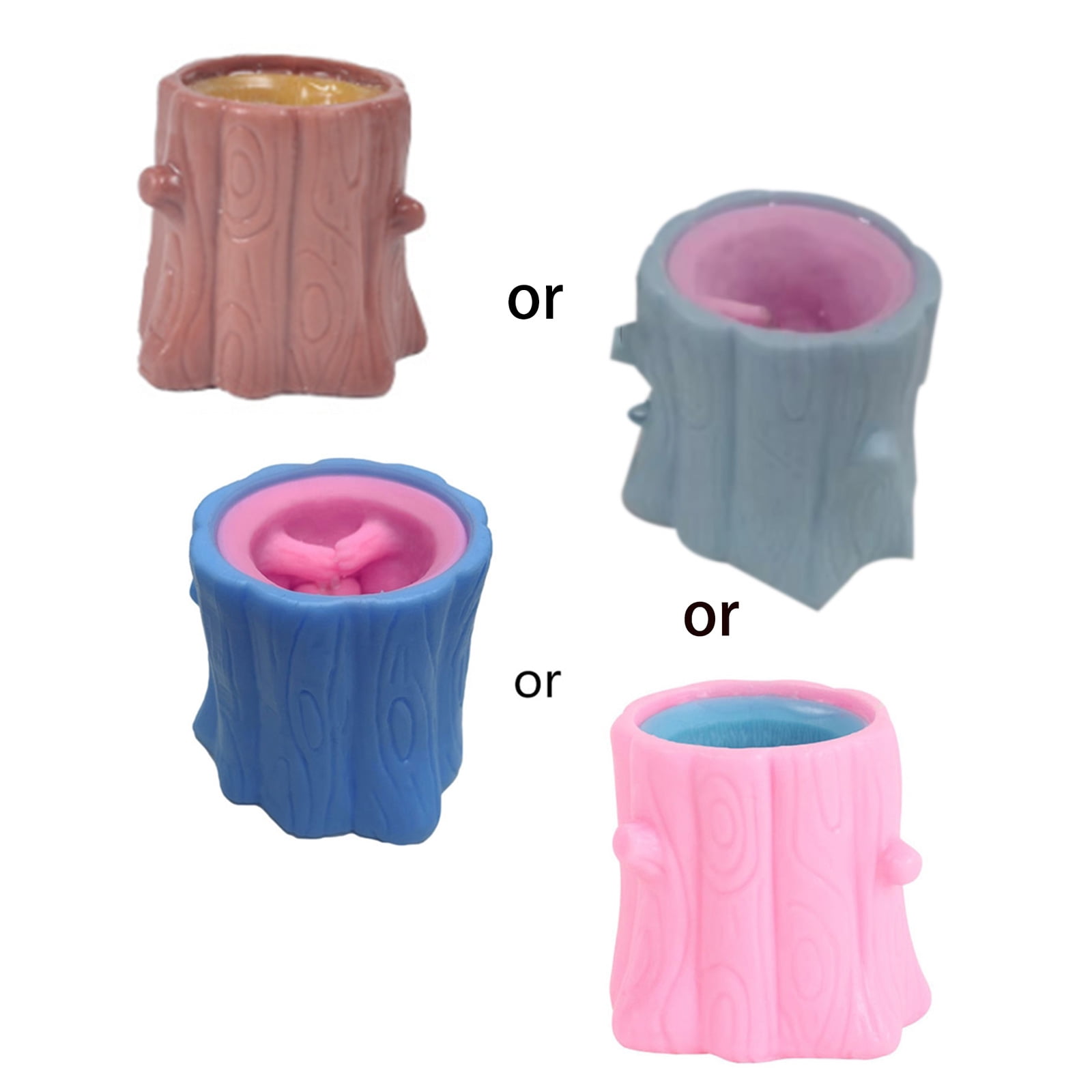 Tmboryuu 1Set Sensory Fidget Jump Out Trick Toy Pinch Squirrel ...