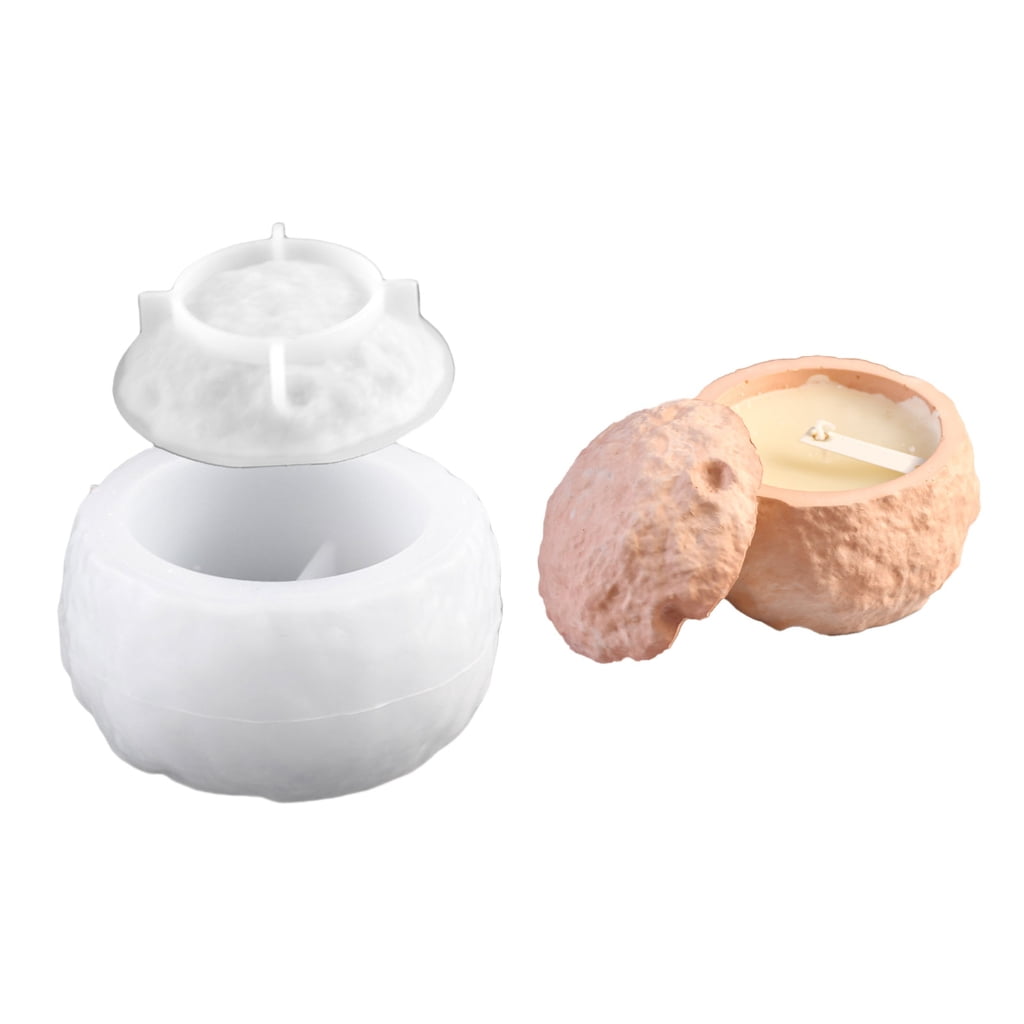 Tmboryuu 3D Silicone Handicrafts Moulds for Storage Jar Hand Making ...