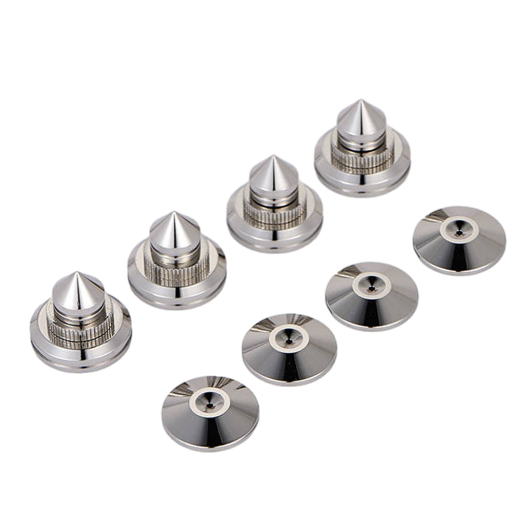 Tmboryuu 4pcs Subwoofer Stand Feet Metal Speaker Foot Pads Speaker ...