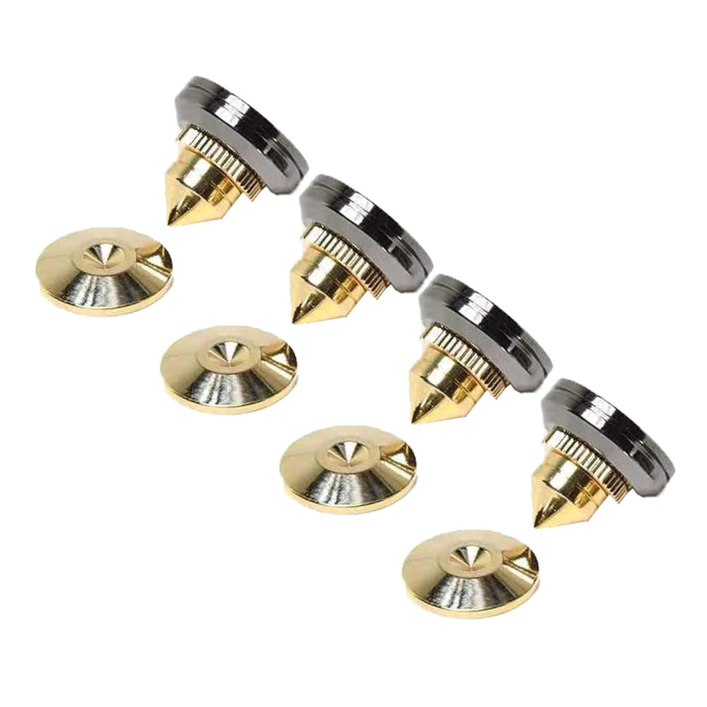 Tmboryuu 4pcs Subwoofer Stand Feet Metal Speaker Foot Pads Speaker ...