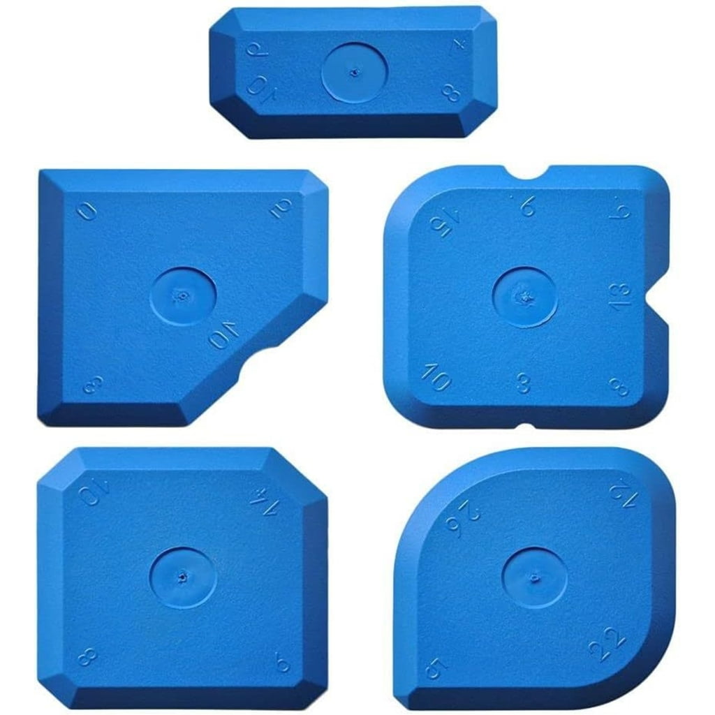 Tmboryuu 5 Pack Caulking Scrapers Set for Bathroom,Kitchen,Floor,Window ...