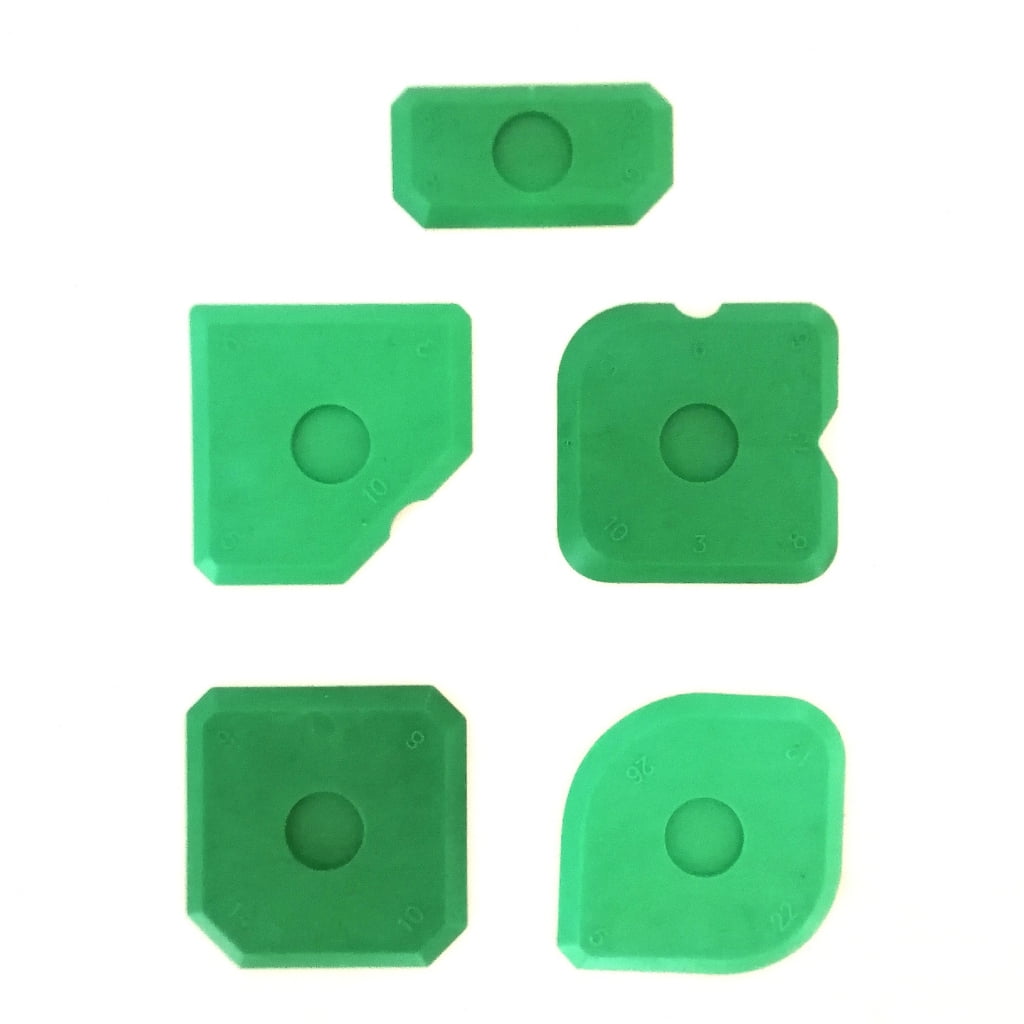 Tmboryuu 5 Pack Caulking Scrapers Set for Bathroom,Kitchen,Floor,Window ...