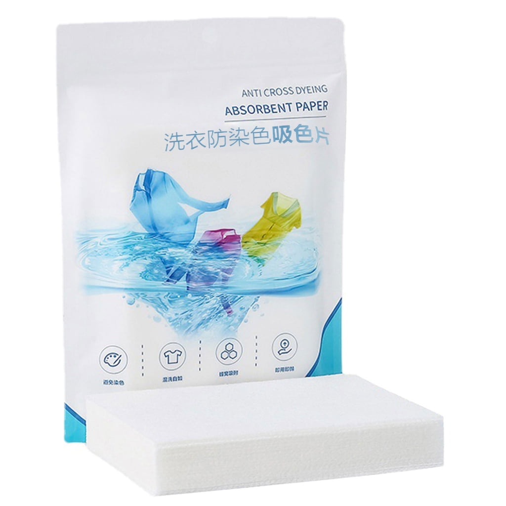 Tmboryuu 50PCS Laundry Tablets Laundry Paper Nonwoven Laundry Color ...