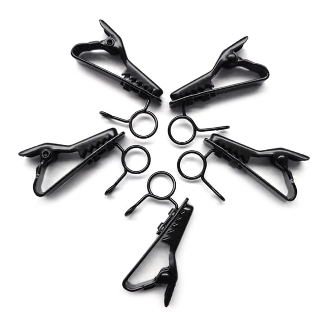 Tmboryuu 5pcs/Set Crocodile Metal Microphone Clip Wireless Microphone ...