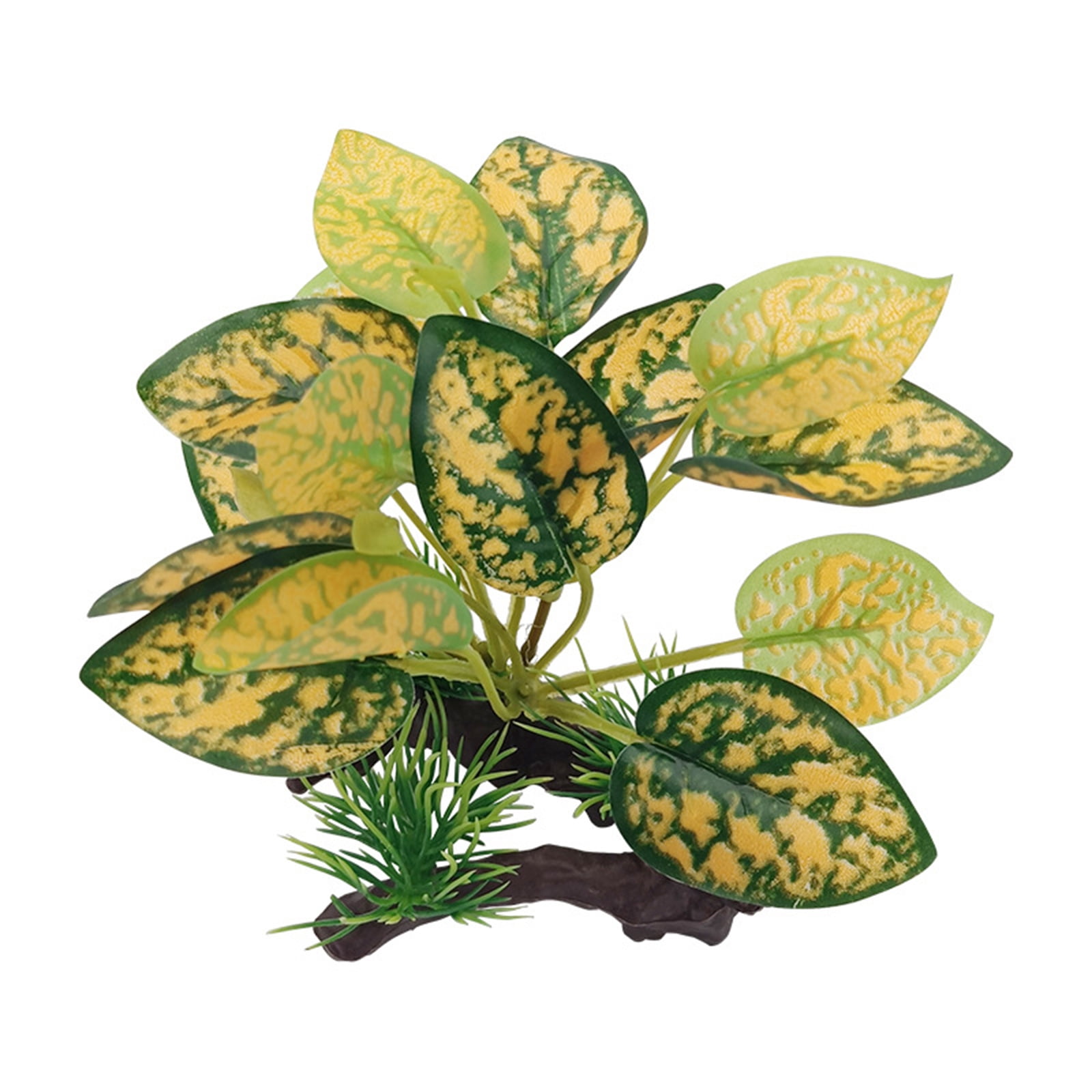 Tmboryuu Aquarium Decor Driftwood Twigs Plastic Plants Underwater ...