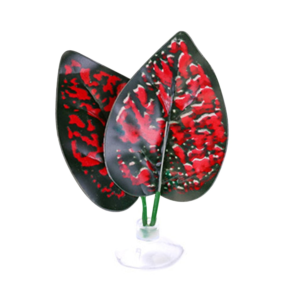 Tmboryuu Betta Fish Hammock Plant Suction Cup Leaf Bed Realistic Leaf ...