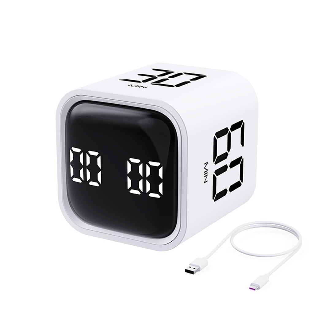 Tmboryuu Cube Timers Gravity Sensors Flip Timer Countdown Settings 5-10 ...