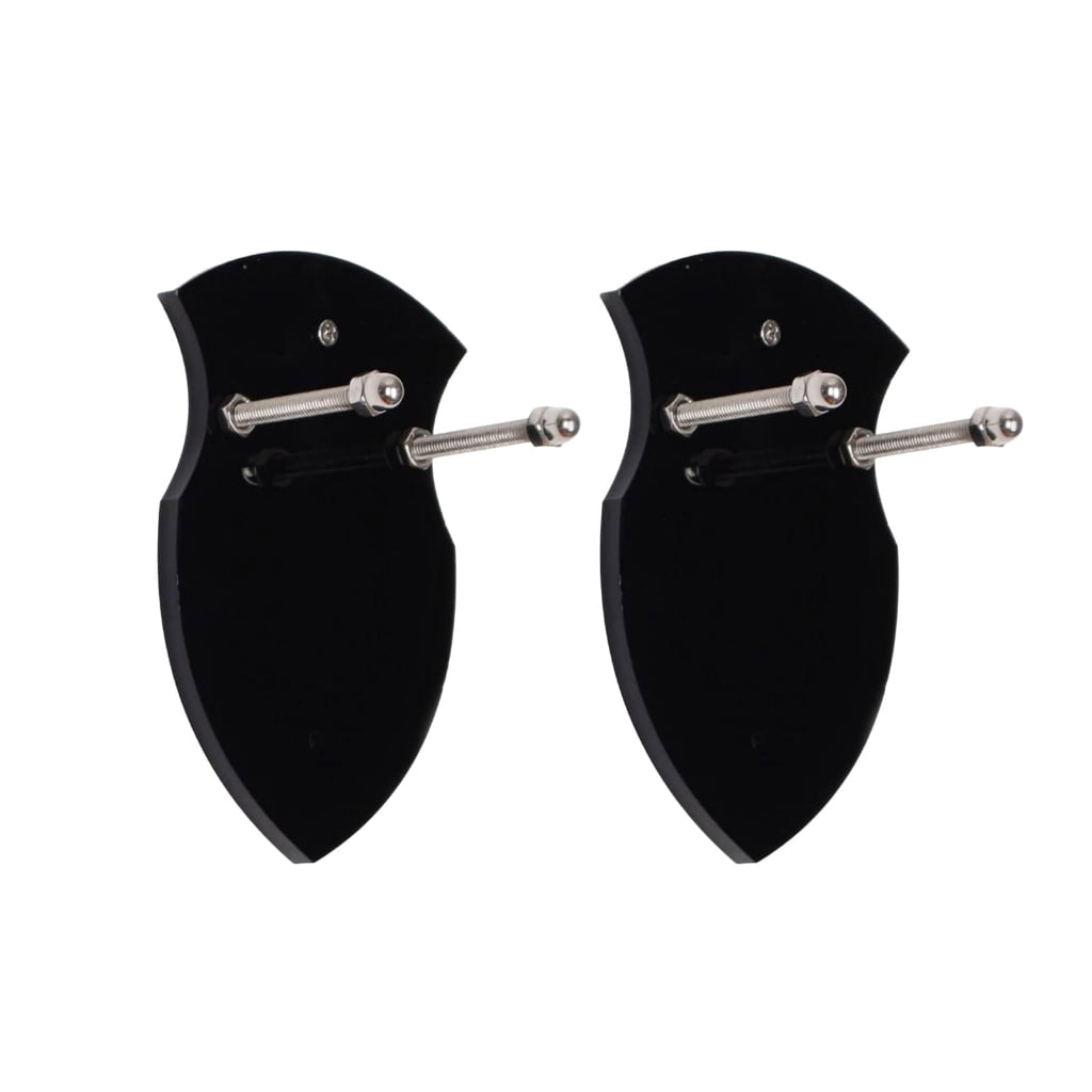 Tmboryuu Set of 2 Acrylic Wall Mounted Rack Swords and Axes Display ...