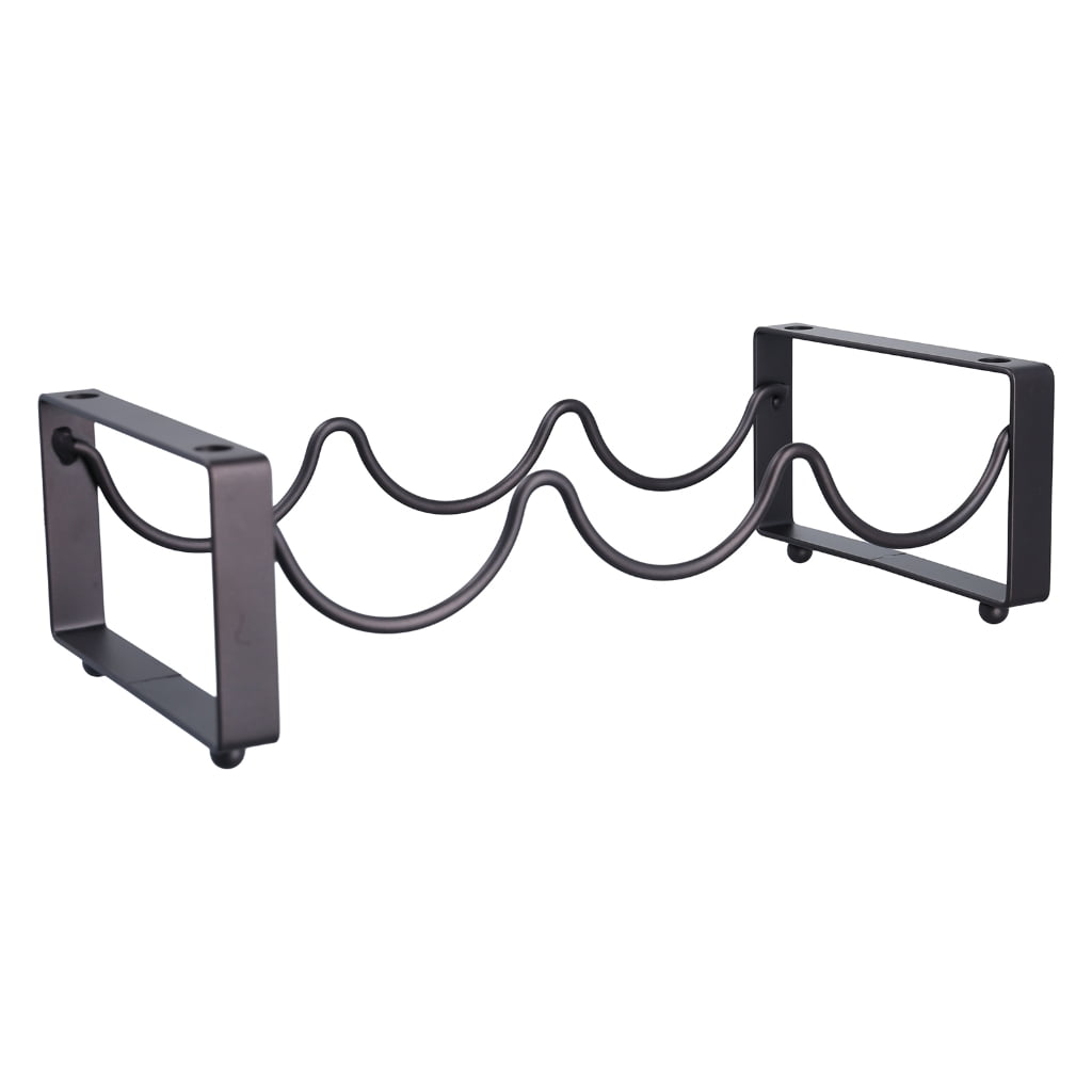 Tmboryuu Stackable Metal Wine Shelf Space Saving Wine Organizers Wine ...