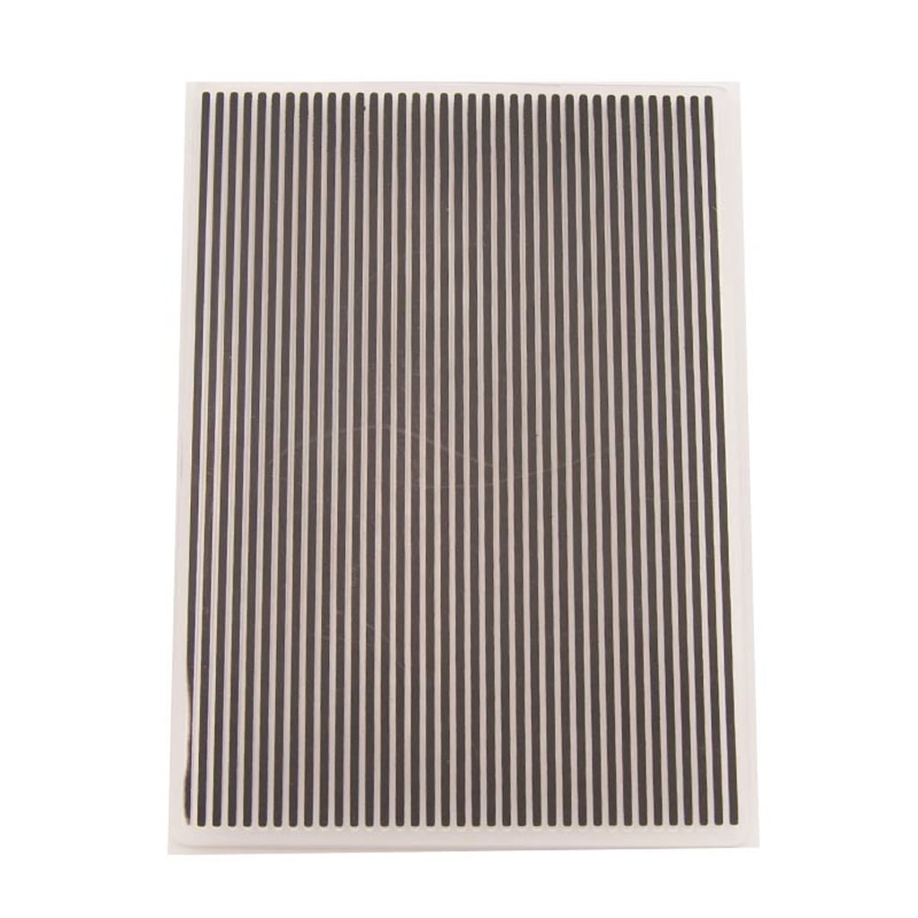 Tmboryuu Stripe Embossing Folder Template for Scrapbooking Photo Album ...
