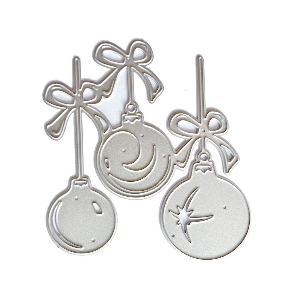 Tmboryuu Three Balloons Cutting Dies Ball-like Die Cuts for Greeting ...