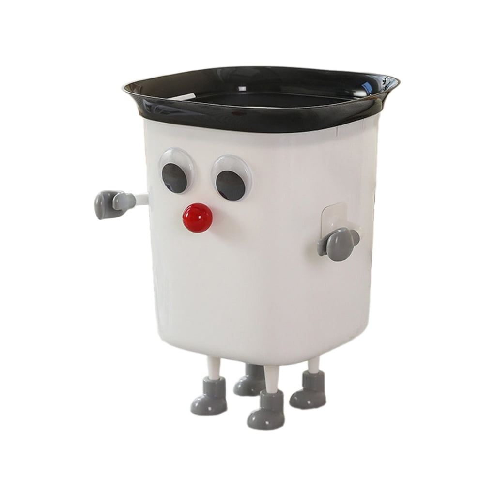 Tmboryuu Trash Can DIYs Kitchen Compost Bin Funny Big Eye Trash Bin ...