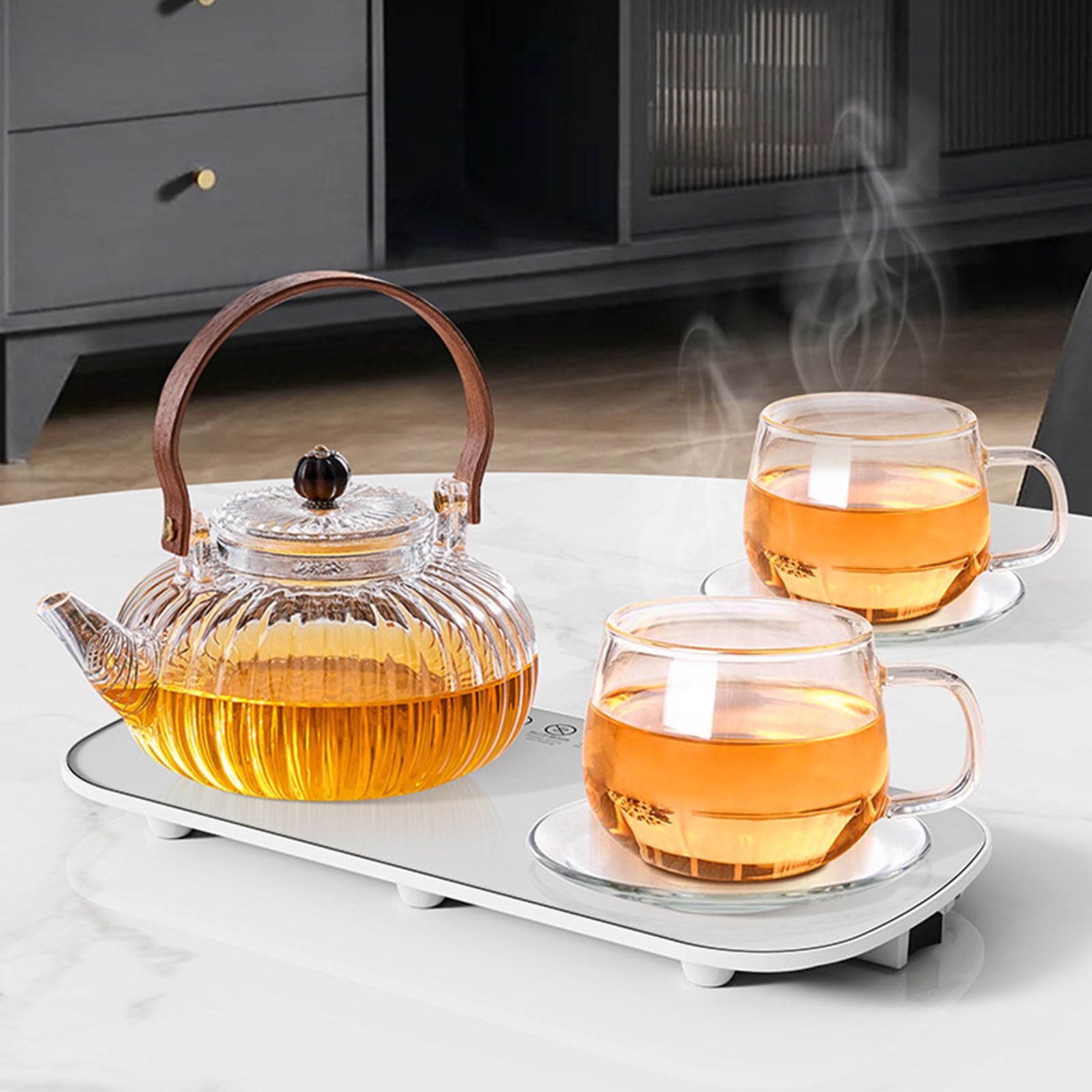 Tmdioo Smart Home Electric Warming Tray with Adjustable Temperature ...