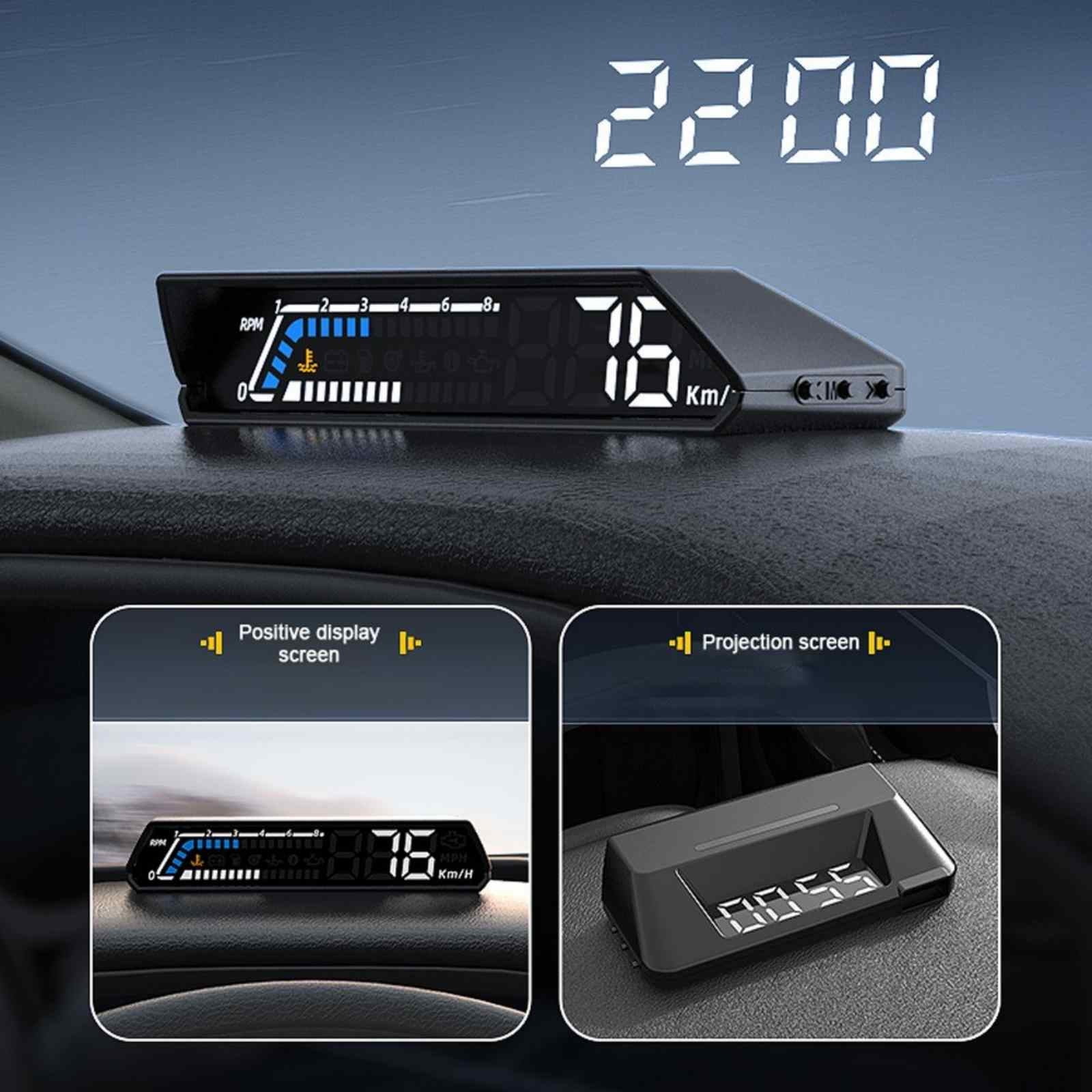 Tmdioo Smart Home Hud Head-up Display Obd Multi-function Vehicle ...