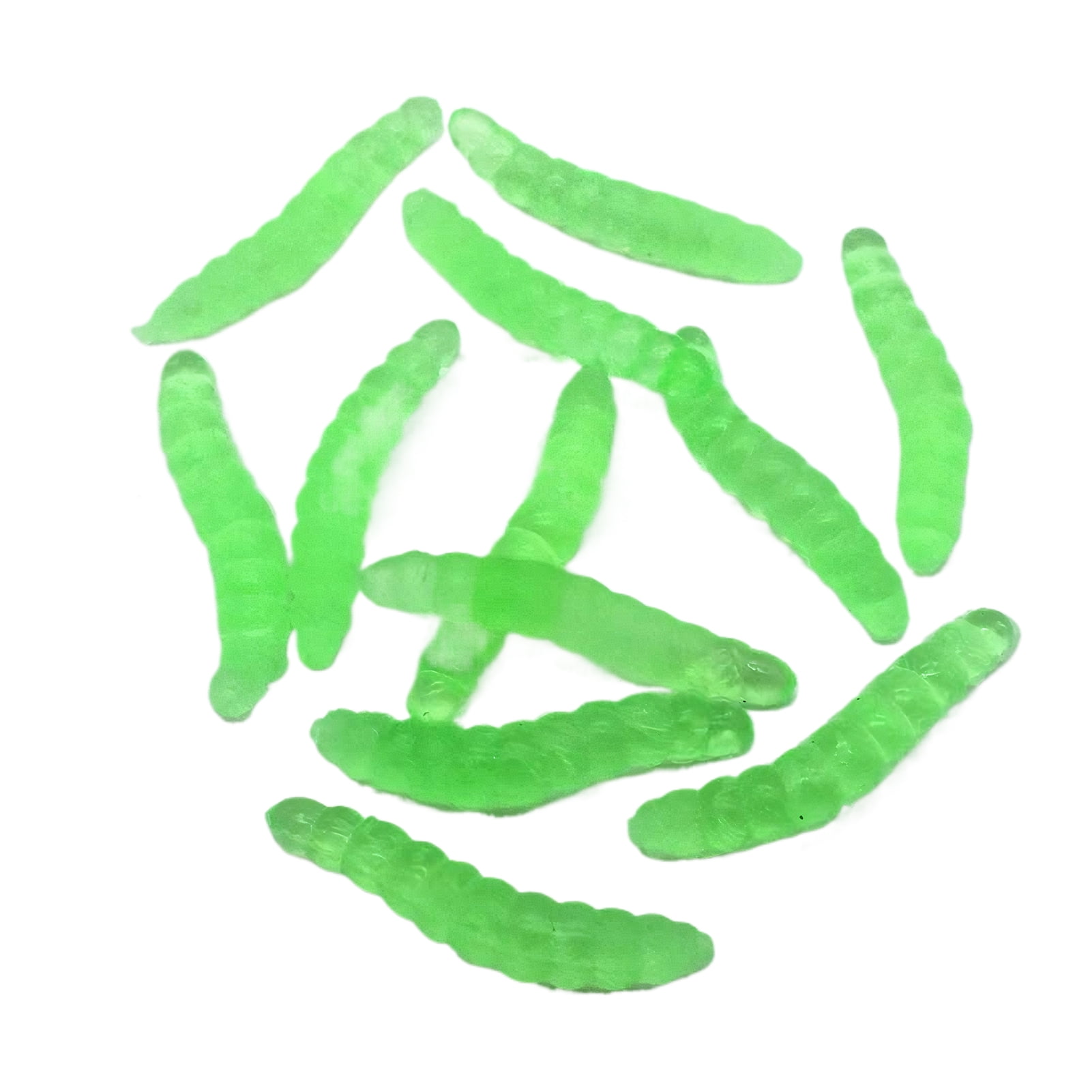 Tmosphere 100Pcs Novelty Soft Maggots & Breadworms Fake Bait ...